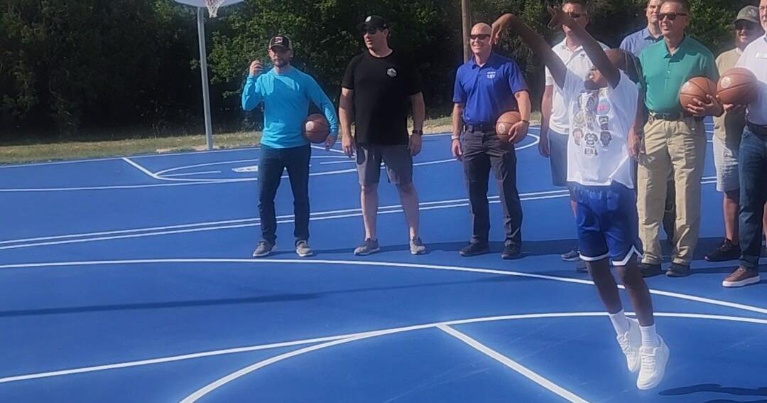 New basketball courts dedicated at Copperas Cove park | Local News ...