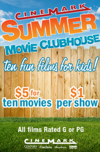 Cinemark Theatres $1 Kids' Movies This Summer! | Save A Lot Mom ...