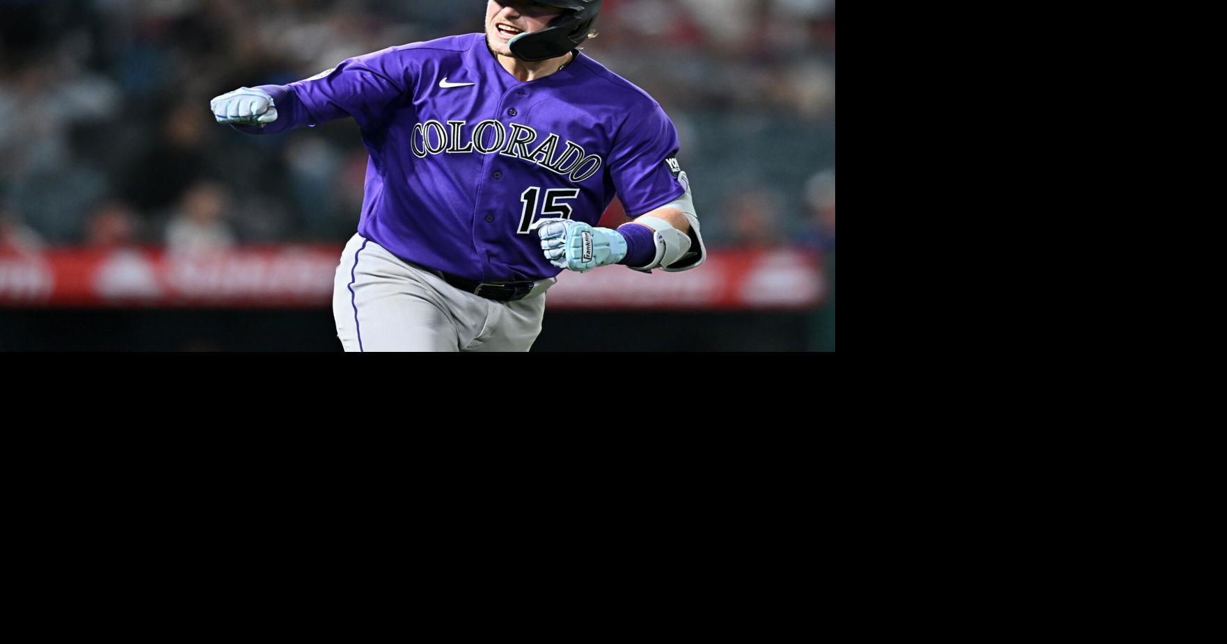 Goodman's 3-run homer and Rumfield's sac fly help Rockies rally for 9-8 ...