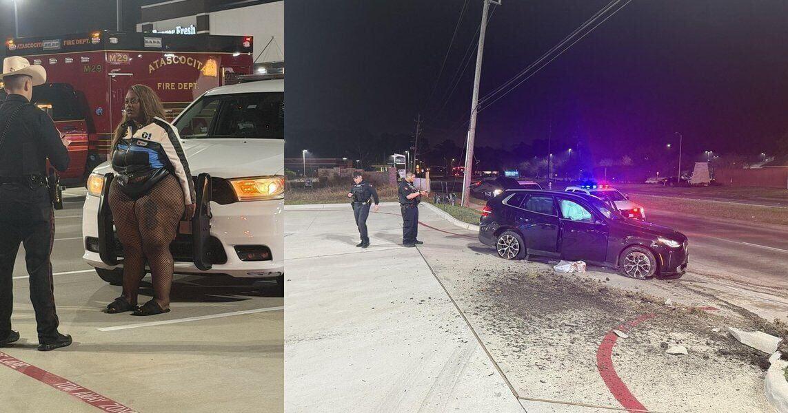 Suspected drunk driver crashes into fire hydrant in Harris County ...