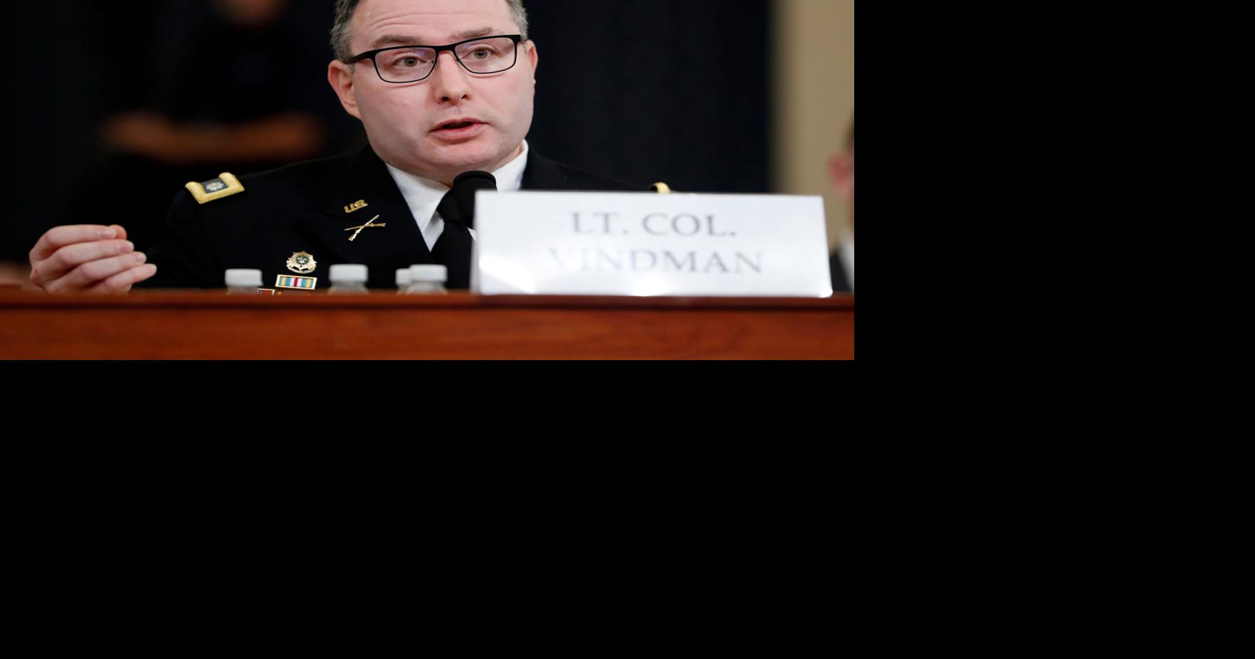 Alex Vindman, who testified against Trump during his first impeachment ...