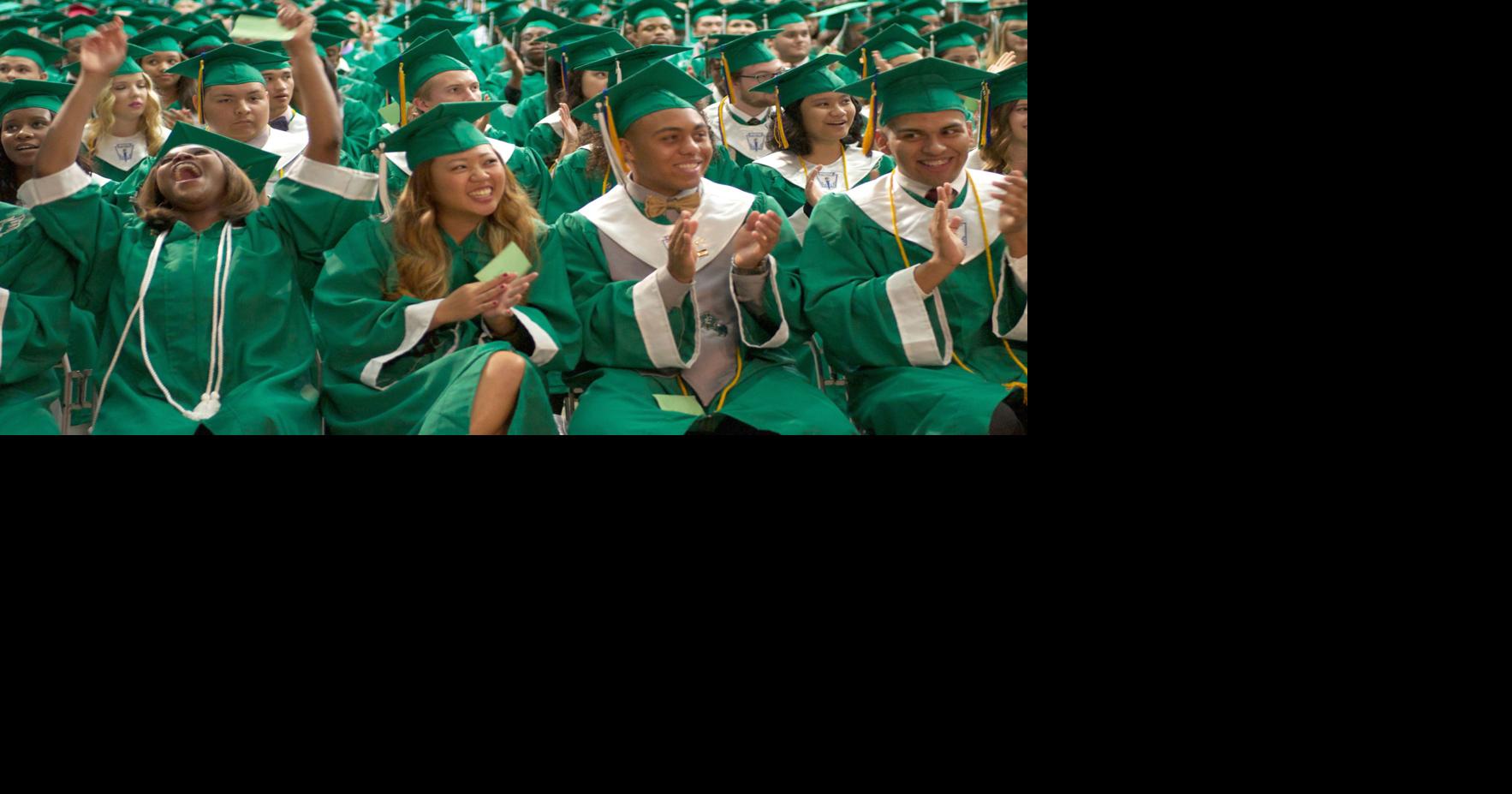 596 Ellison High School seniors cross stage and graduate | Education ...
