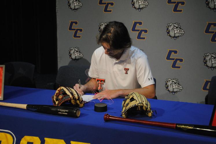 ‘Guns up’: Cove standout baseball player signs to play for Red Raiders ...