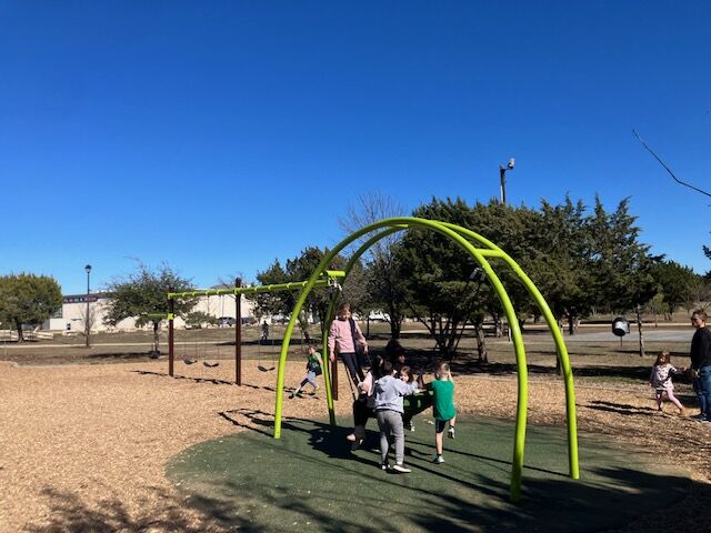 New playground equipment draws crowd to Carl Levin Park | Community ...