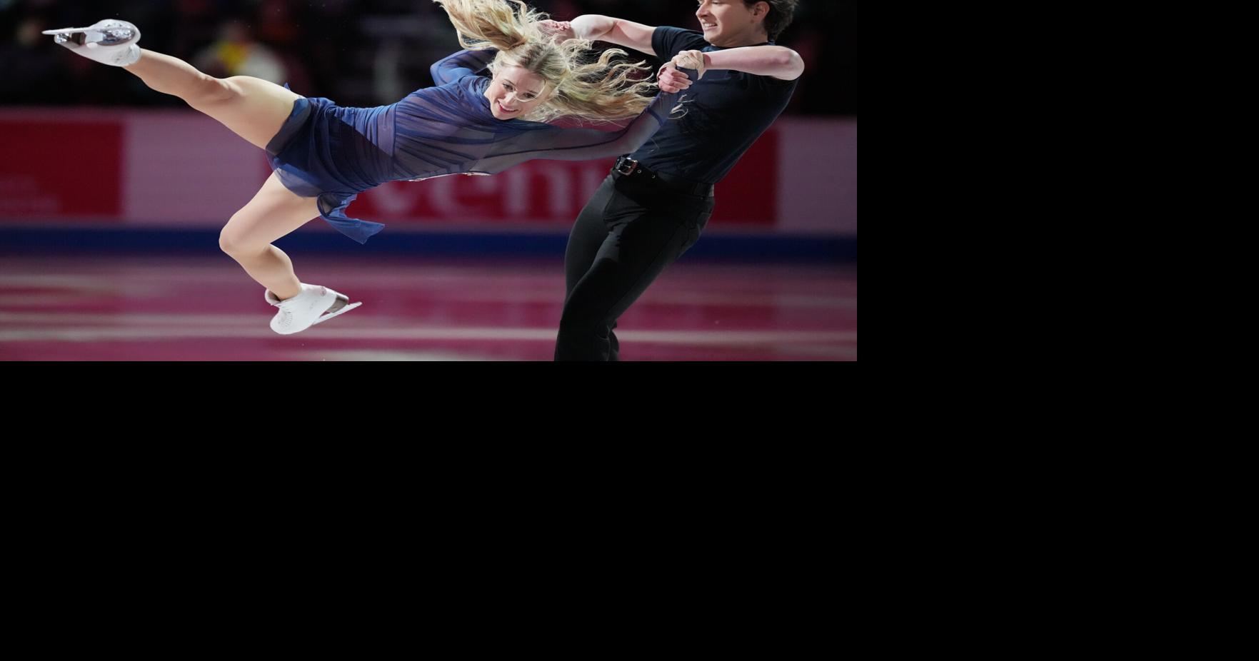 Olympic ice dancers Zingas and Kolesnik lead American sweep in rhythm ...