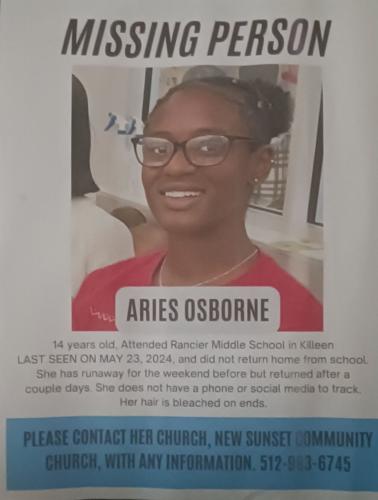 Killeen 14-year-old missing since May 23 | Local News | kdhnews.com