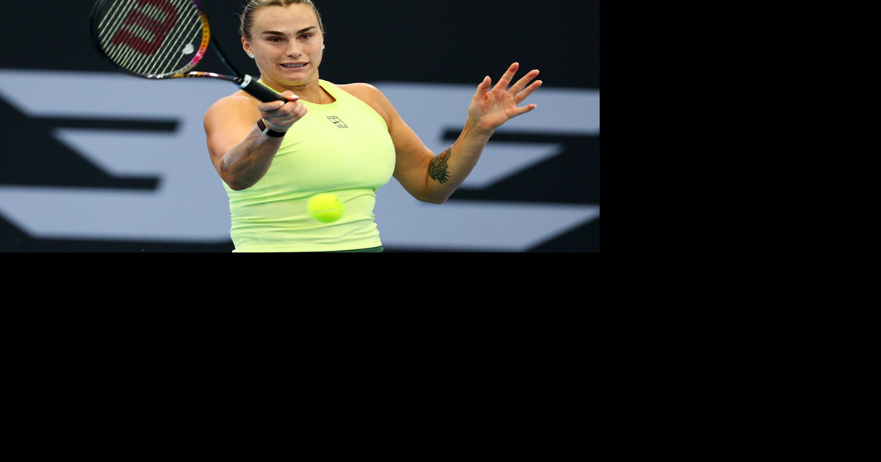 Aryna Sabalenka advances to the Brisbane International final after ...
