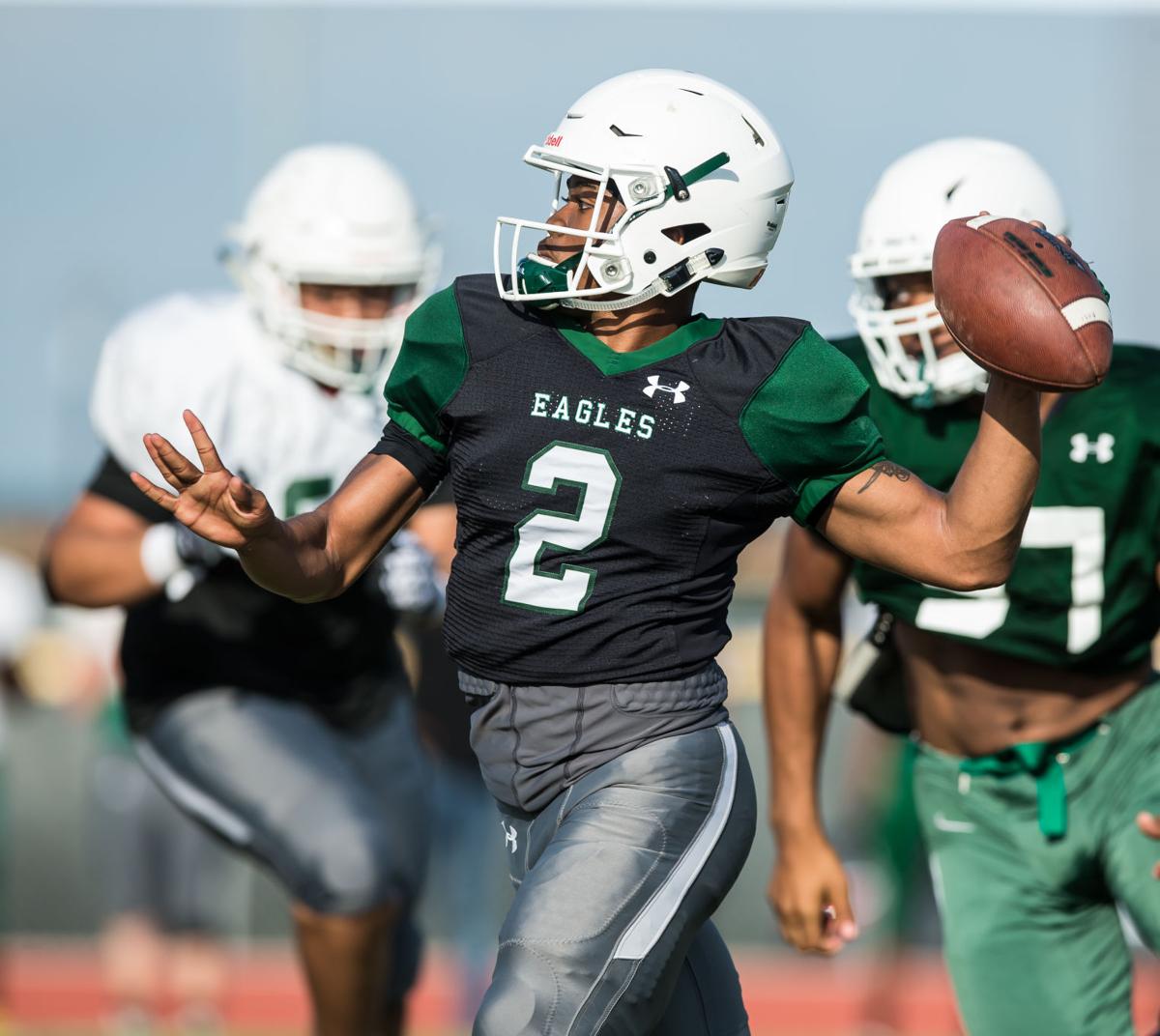 FOOTBALL: Ellison offense shines in 43-6 victory in spring Green-White ...