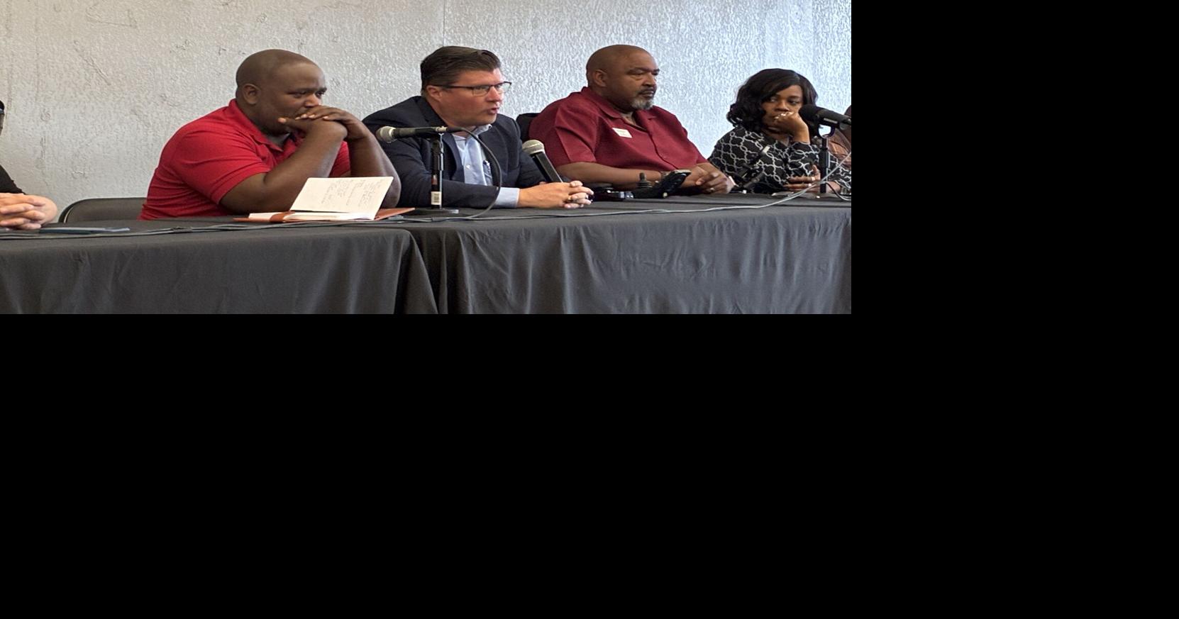 Water, budgeting and school discipline were discussed at a downtown ...