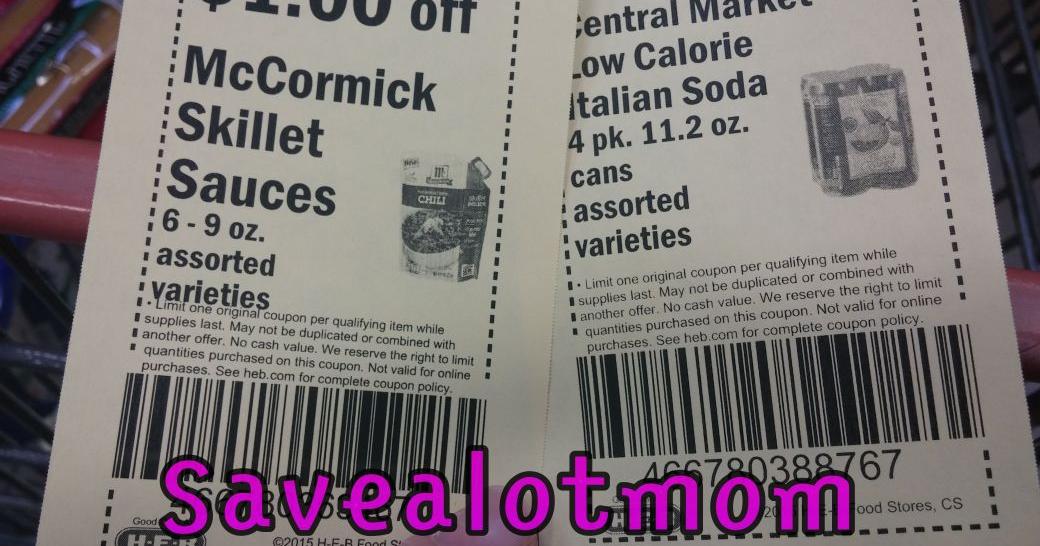 HEB Yellow Coupons! How to Understand them Better! | Savealotmom ...