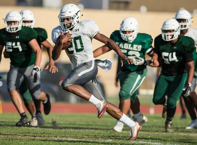 FOOTBALL: Ellison offense shines in 43-6 victory in spring Green-White ...