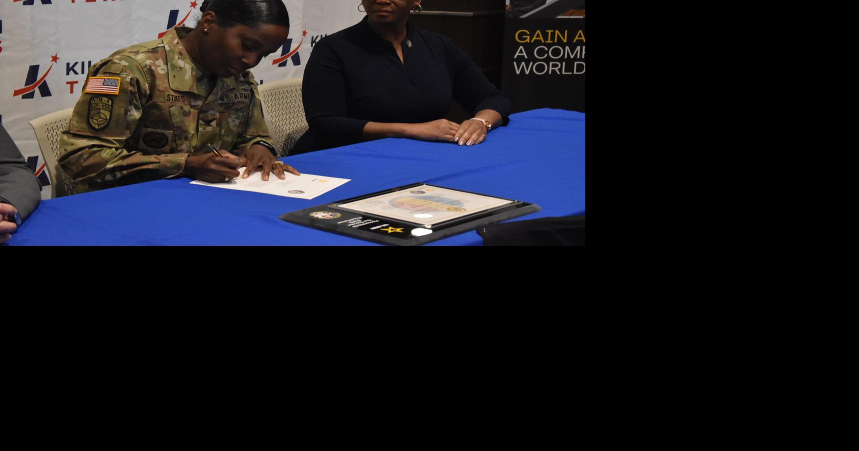 Killeen, Fort Cavazos sign Army program that helps soldiers get jobs ...