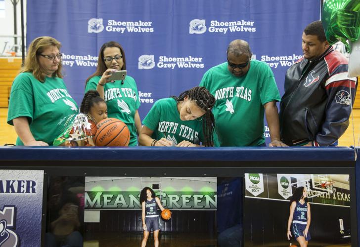 Shoemaker senior Charlene Shepherd signs to play basketball at North ...