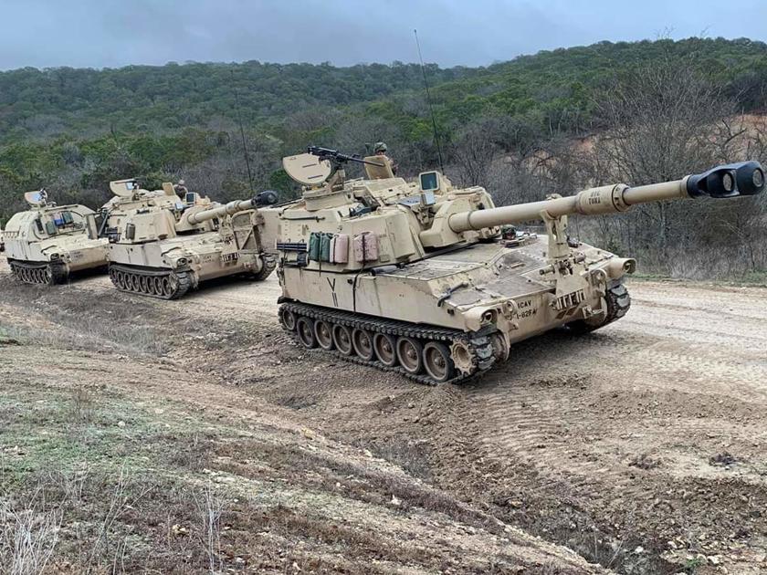 Artillery fire at Fort Hood this week | Military | kdhnews.com