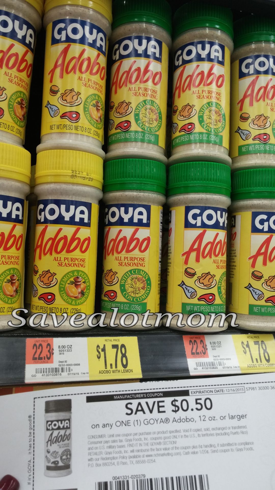 Goya Products at Walmart | Save A Lot Mom | kdhnews.com