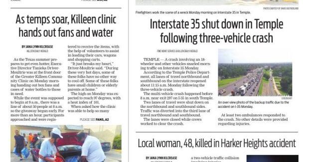 Page A01 | e-Edition | kdhnews.com