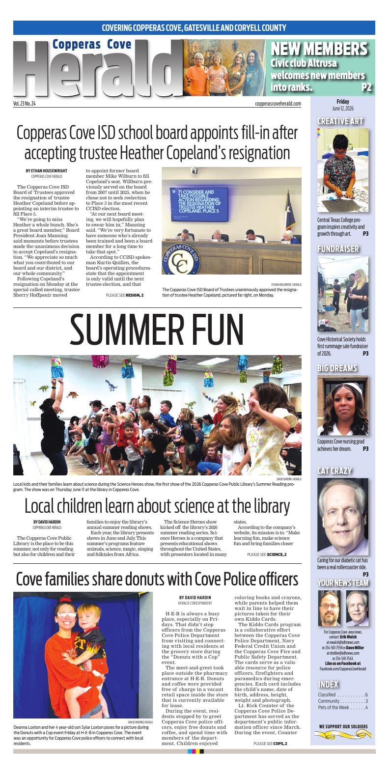 Page A01 | e-Edition | kdhnews.com