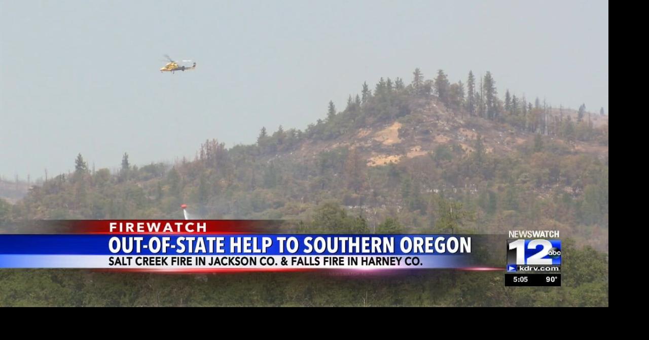 Out-of-state help comes to battle wildfires in Southern Oregon | Video ...