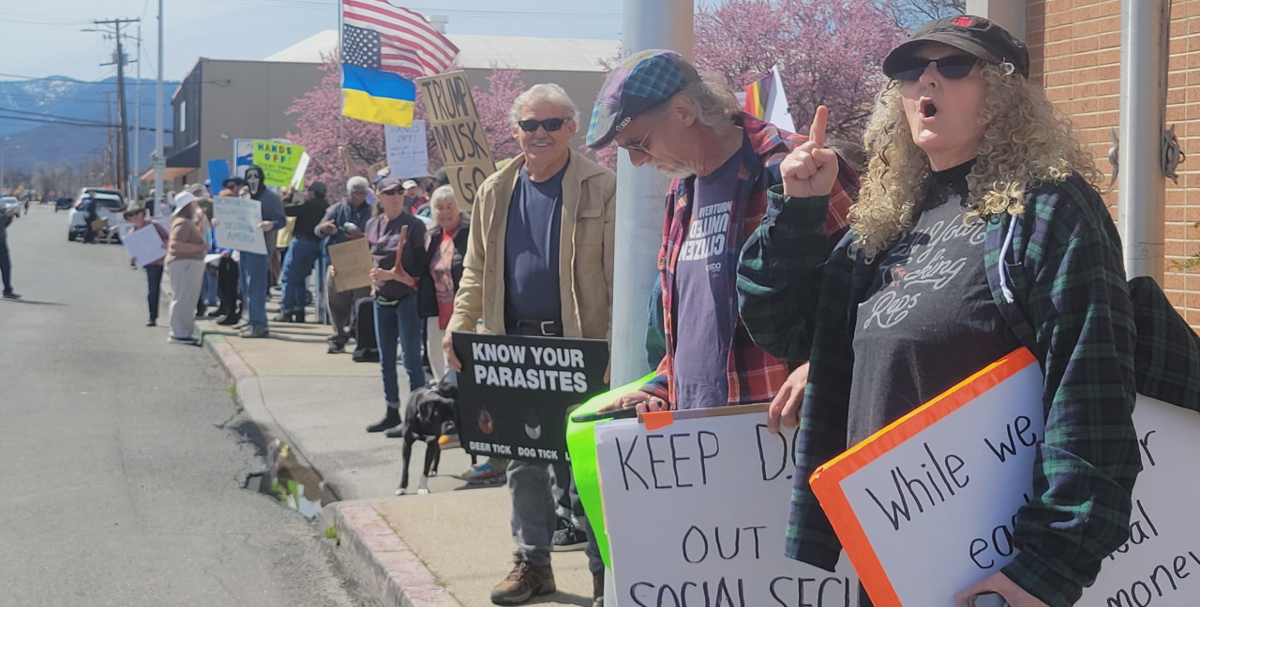 Hands Off protest held in Yreka, California | News | kdrv.com