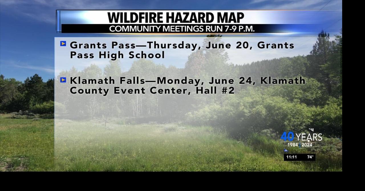 Wildfire Hazard Map open house meetings happening in Grants Pass ...
