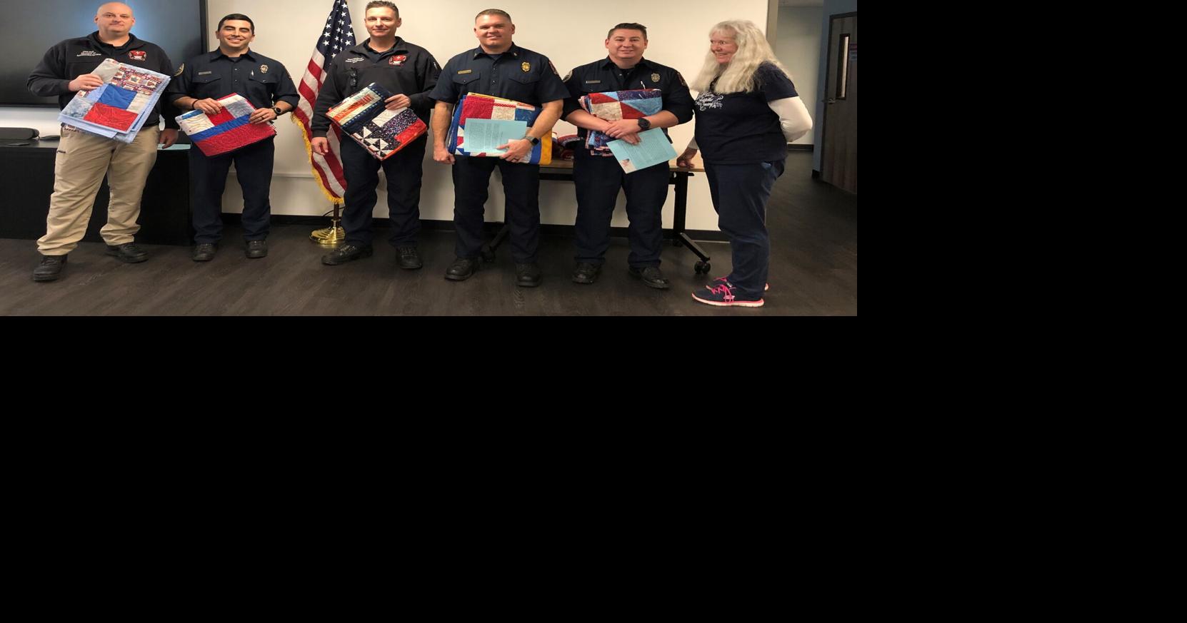 Klamath County Fire staff honored with quilts of valor | Top Stories ...