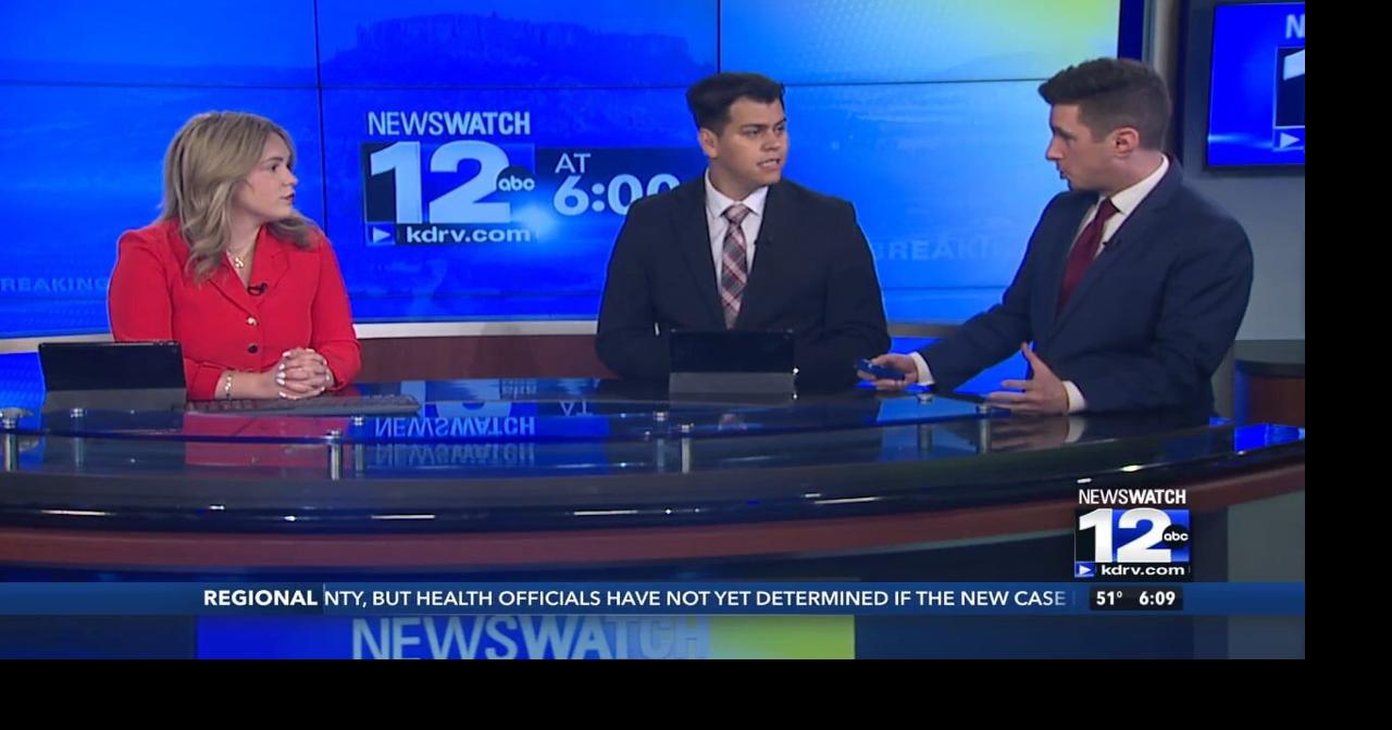 NewsWatch 12 at 6: Top stories | Video | kdrv.com