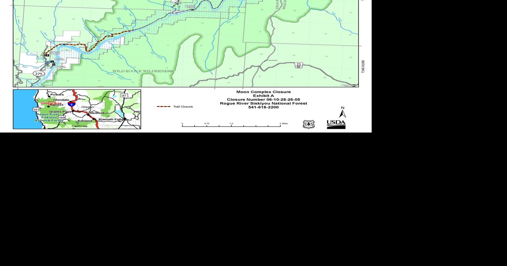 Rogue River trail reopens after Moon Complex fire damage | Local | kdrv.com