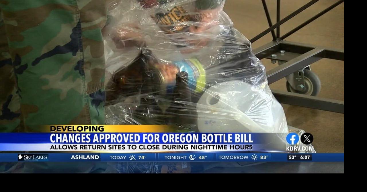 Changes approved to Oregon bottle bill | Video | kdrv.com