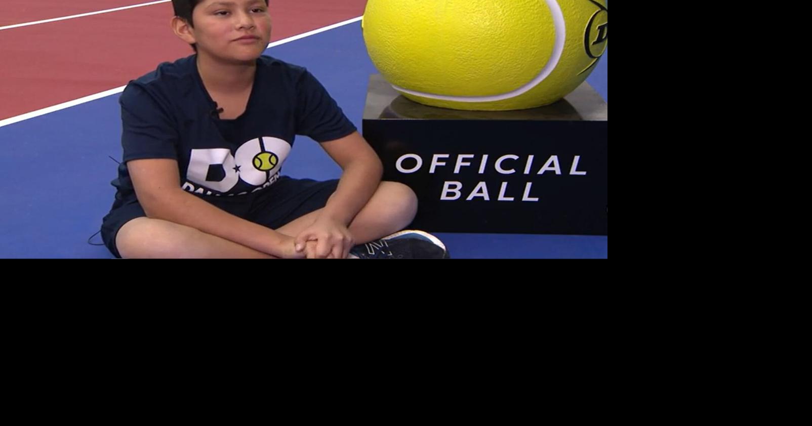 12-year-old cancer survivor says he feels lucky to be a ball boy at the ...