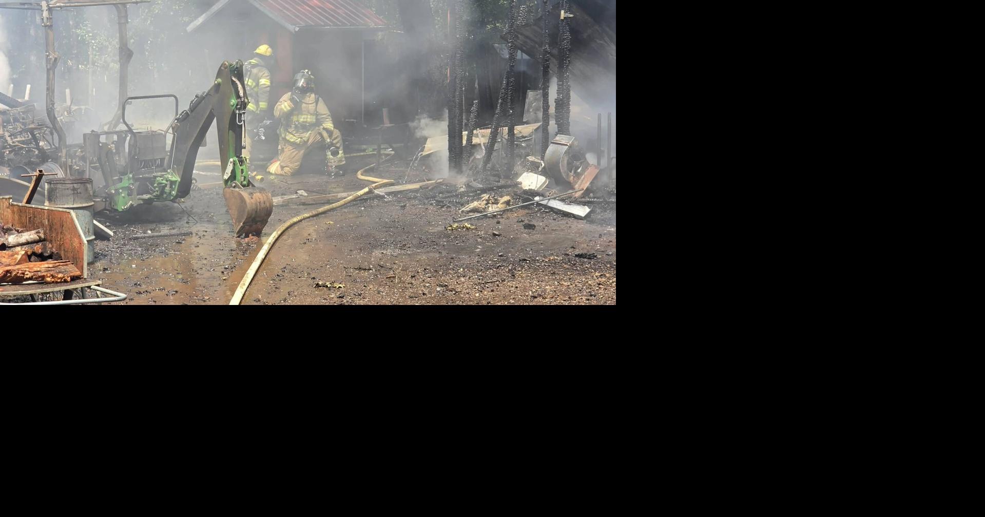 Fire destroys 2 outbuildings in Kerby, no injuries reported | FireWatch ...