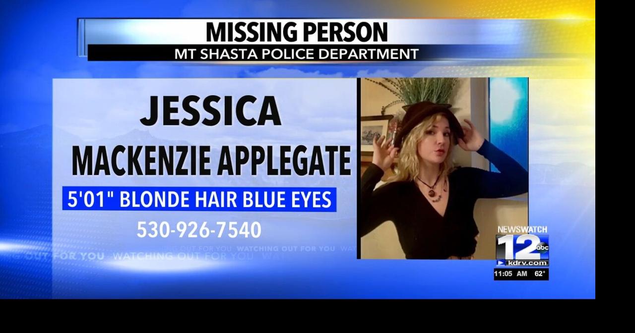 Jessica Mackenzie Applegate missing, at-risk, call Mt. Shasta police ...