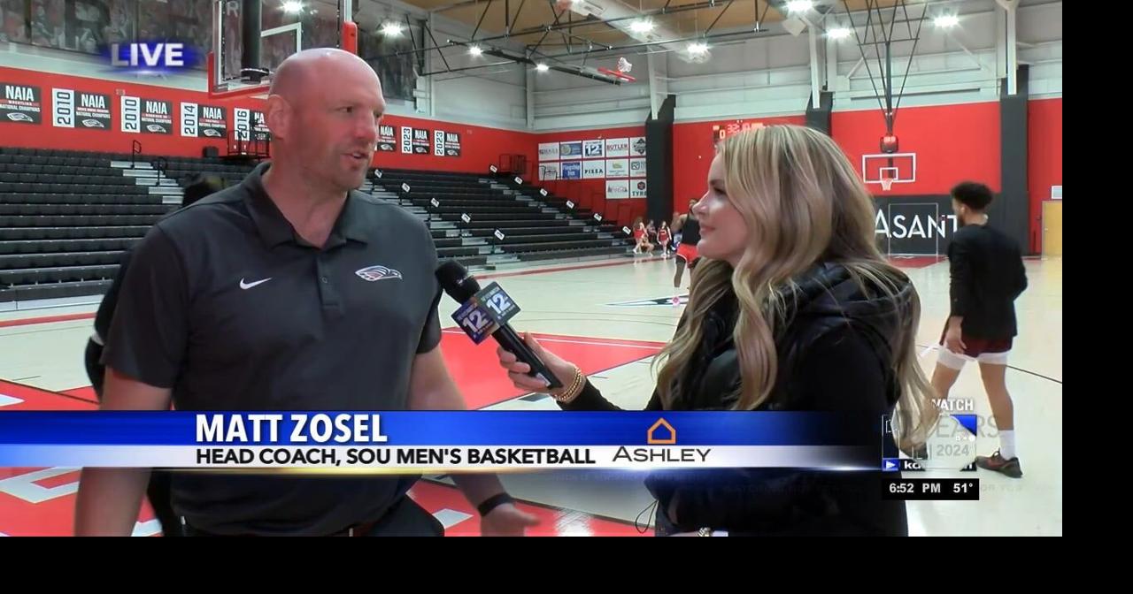 Preview interview with SOU HC Matt Zosel before Corban vs SOU | Video ...