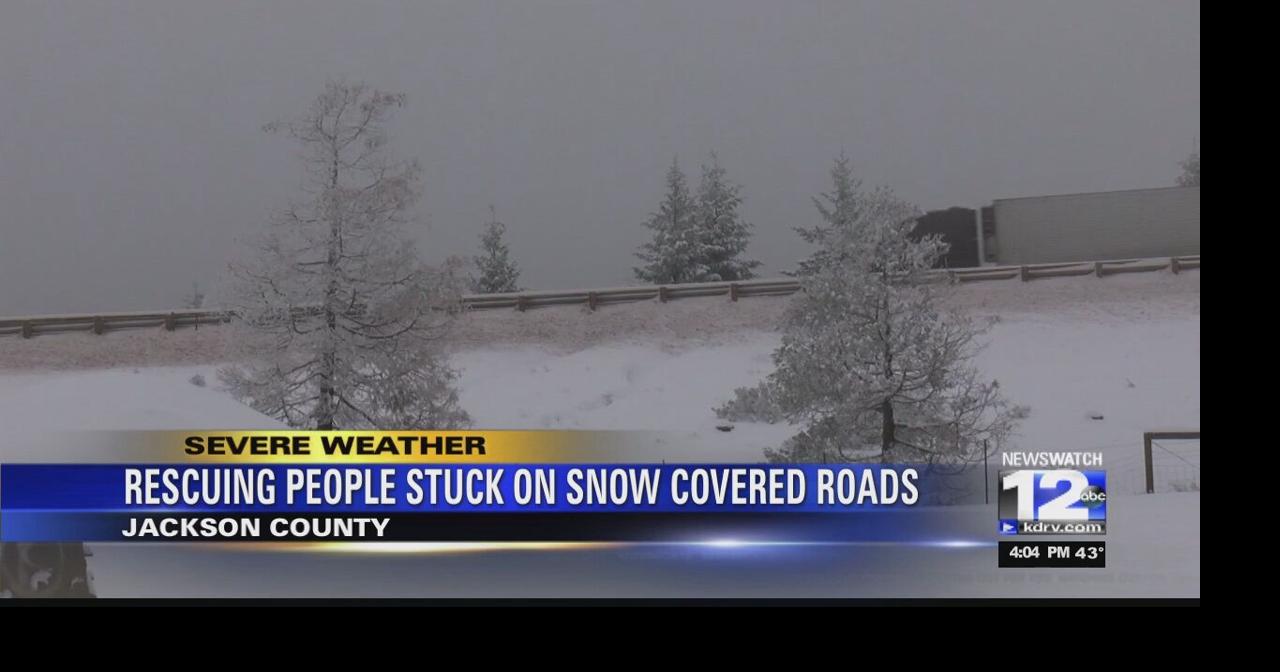 Rescuing people in Jackson County from winter weather on the road ...