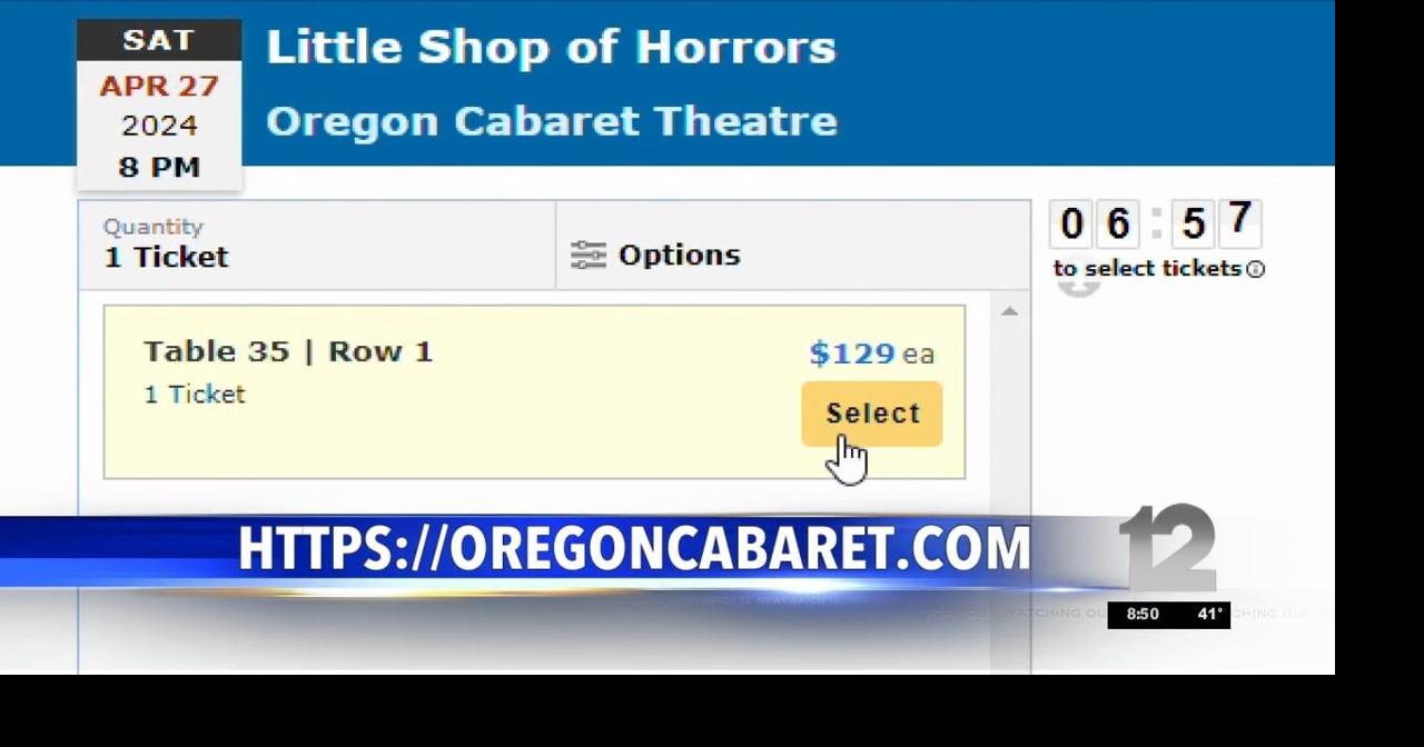 Oregon Cabaret Theatre Tickets
