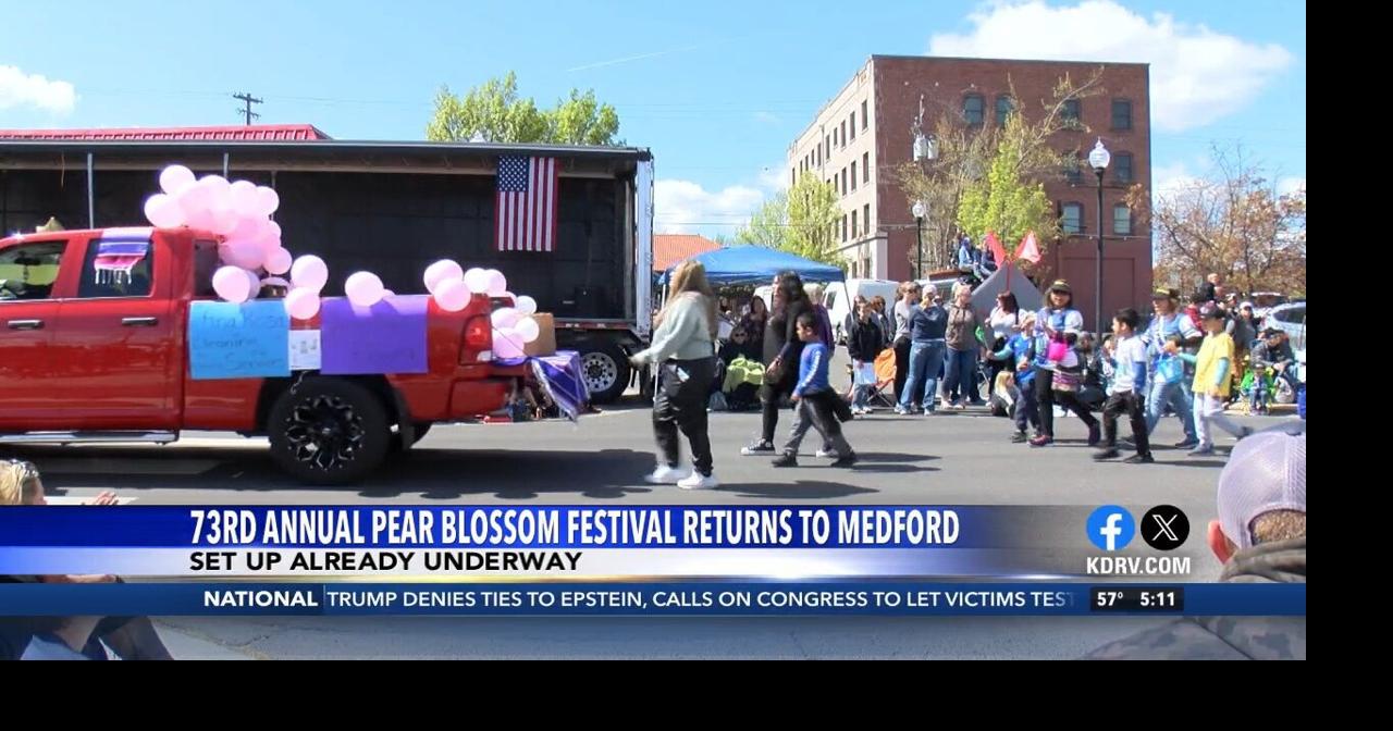 73rd annual Pear Blossom Festival happening in downtown Medford | Video ...