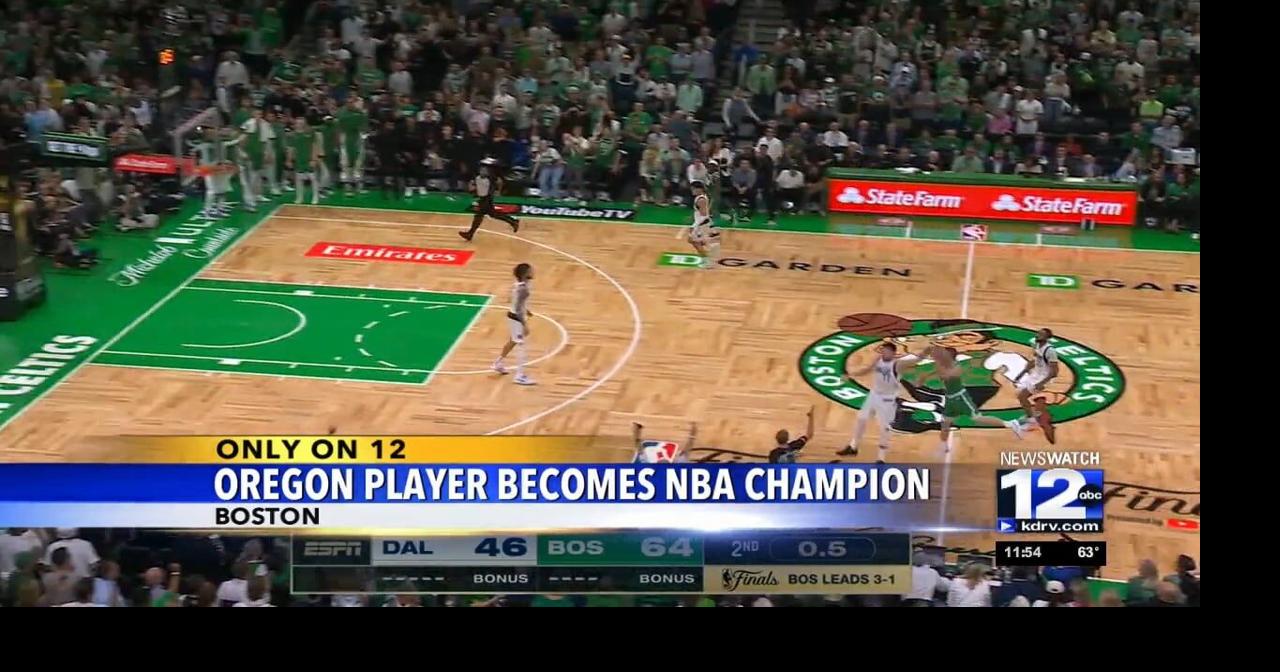 Oregon player becomes NBA champion | Video | kdrv.com
