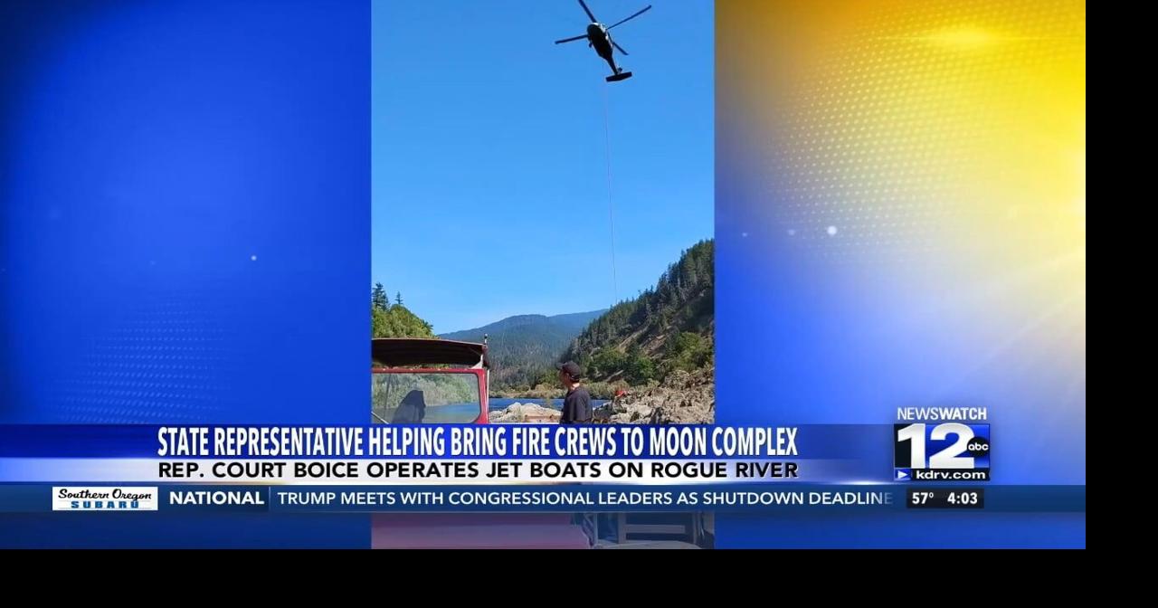 State Representative Court Boice helping transport fire crews to the ...