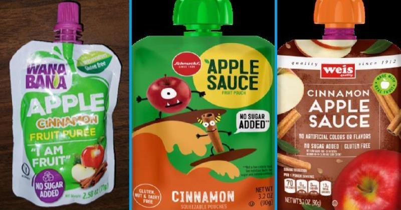 Two more companies recall cinnamon applesauce pouches due to potential ...