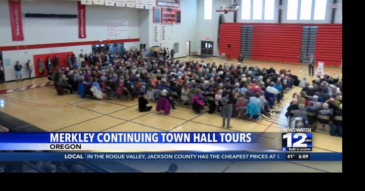 Merkley Continuing Town Hall Tours | Video | kdrv.com