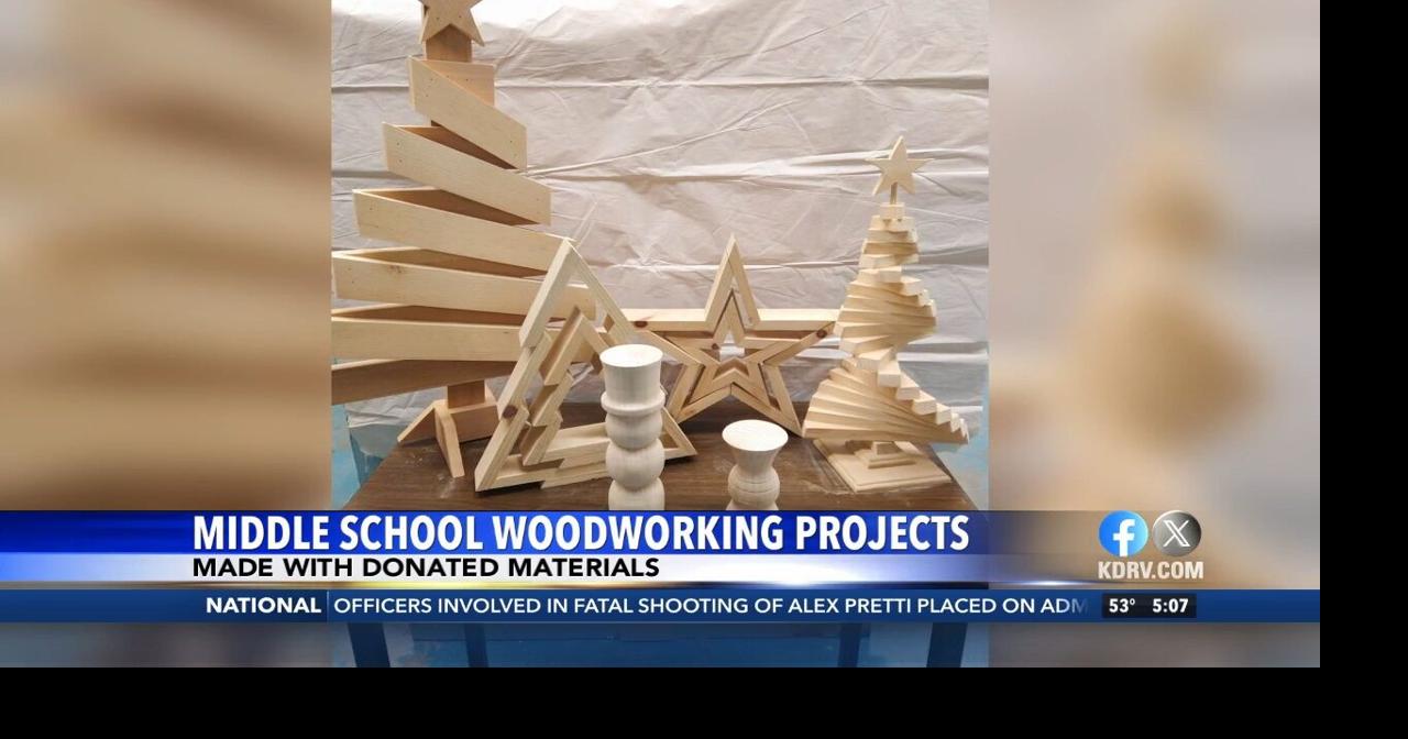 Middle school woodworking projects | Video | kdrv.com