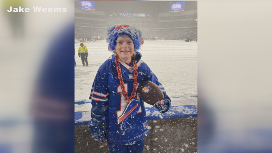 A young Buffalo Bills fan from Merrill got a piece of NFL history | Top ...