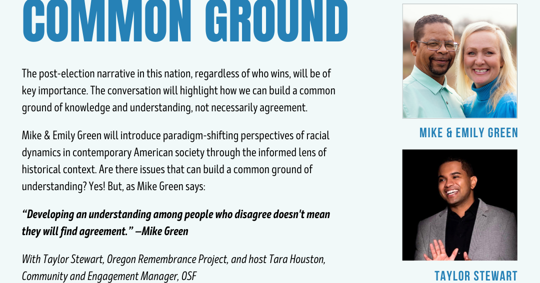 Post-election common ground events come to Southern Oregon | Top ...