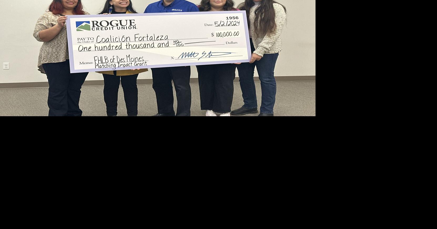 Rogue Credit Union invests $800k in local nonprofits | Local | kdrv.com