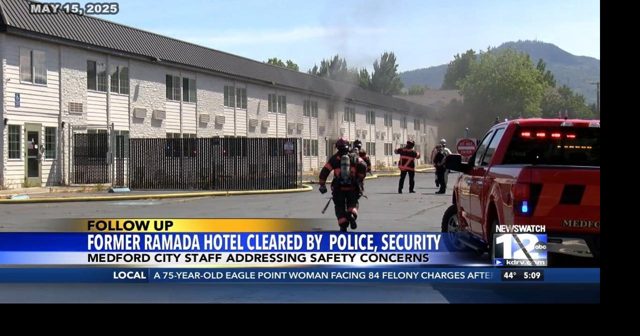 Former Ramada Hotel Cleared by Police and Security | Video | kdrv.com