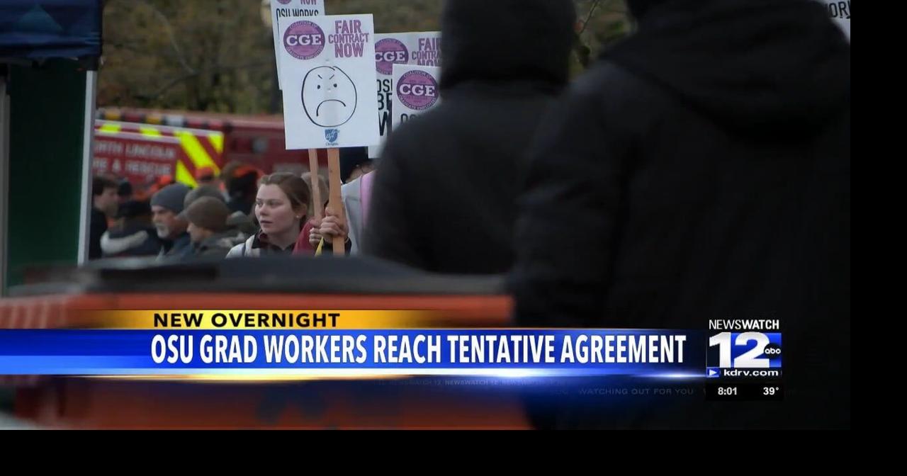 Oregon State University reaches tentative agreement with graduate ...
