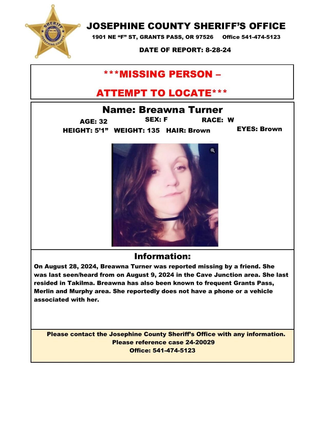 Missing Woman In Josephine County Found Top Stories