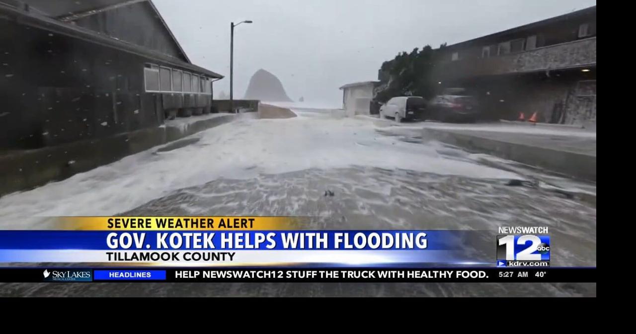 Kotek helps with flooding in Tillamook County | Video | kdrv.com