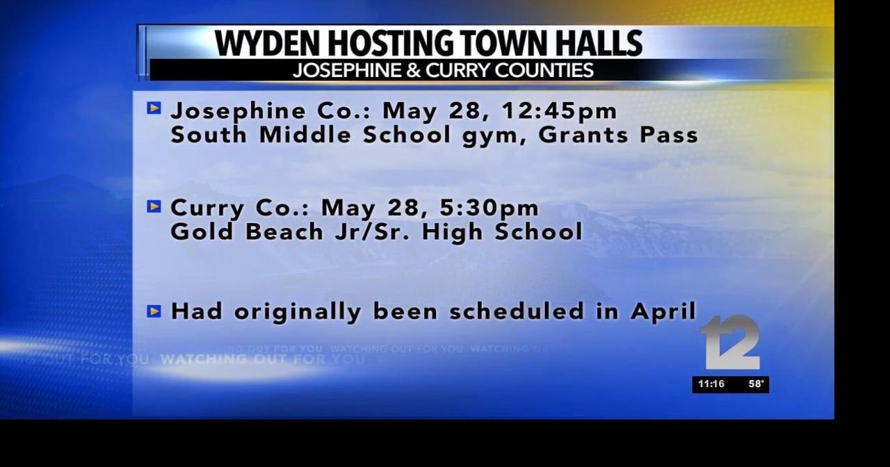 Wyden to host town halls in Josephine, Curry counties | Video | kdrv.com
