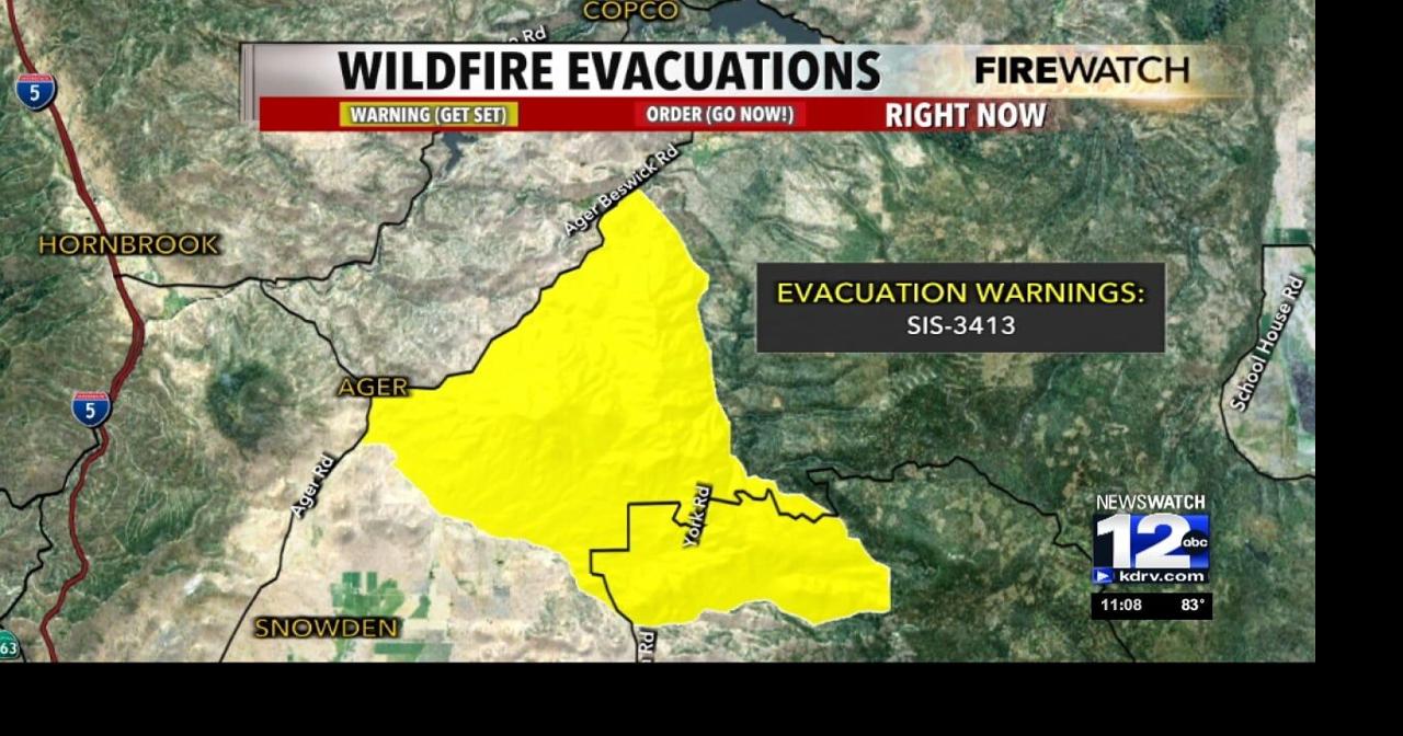 Evacuation warning in place for Bogus Fire in Siskiyou County | Video ...
