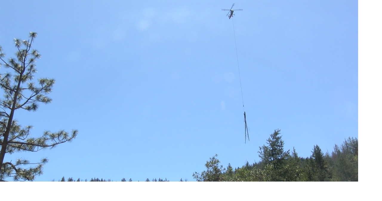 Helicopter logging reduces wildfire fuels in watershed | FireWatch ...